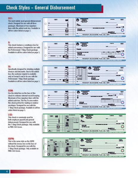 7- Ring Binder Checks – Creative Document Solutions, LLC